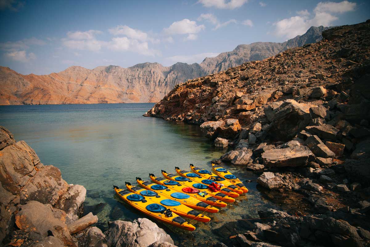 Faire un séjour en kayak au Musandam à Oman